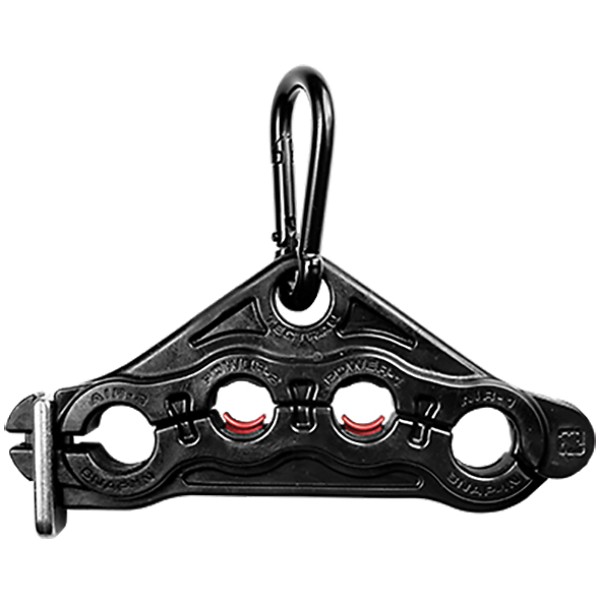 4 Hole Cable Clamp with Black Carabiner (Trail-Link 900-104)