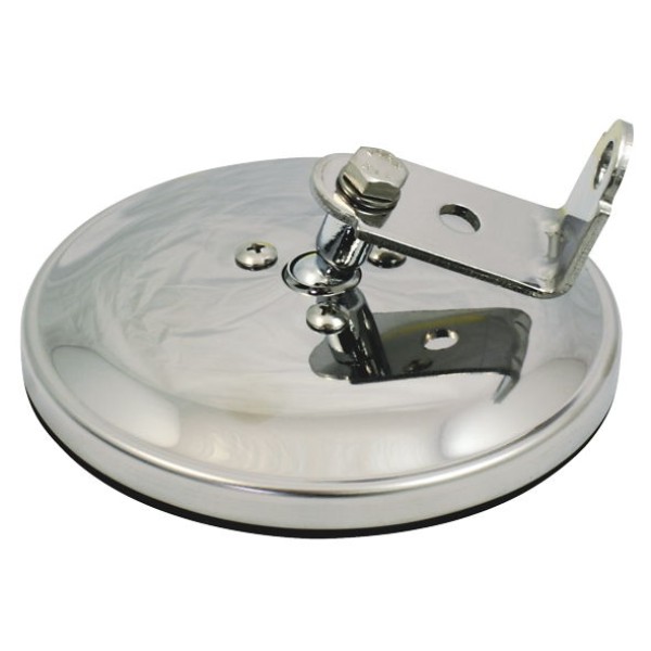 Round Spotter / Reversing Mirror - Stainless Steel / Bolt On