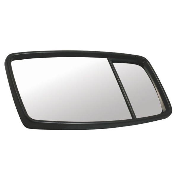 380mm Split Flat & Convex Glass 2 Piece Mirror Head