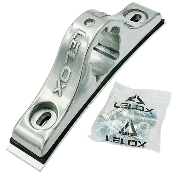 Polished Aluminium Mounting Bracket for Metal Mudguards - Lelox (MMAB-POL)