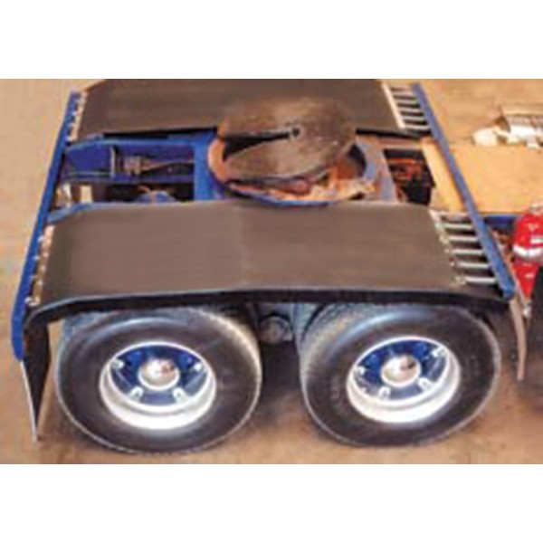 Tandem Axle Rubber Mudguard Kit - 2.7m