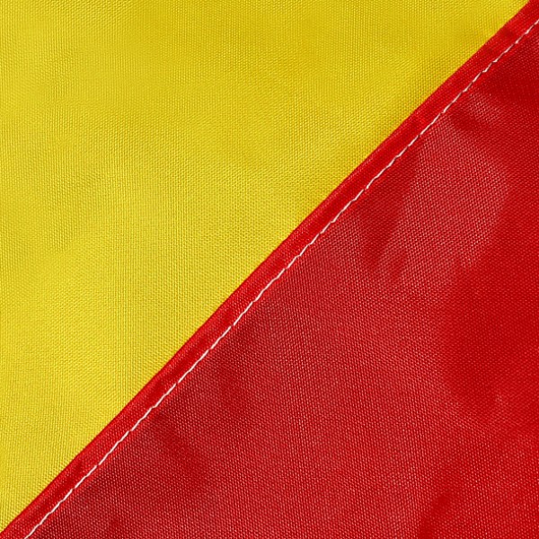Flag Red & Yellow with Dowel Pole