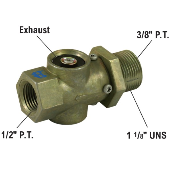 QR-L Quick Release Valve - 1/2" x 3/8"
