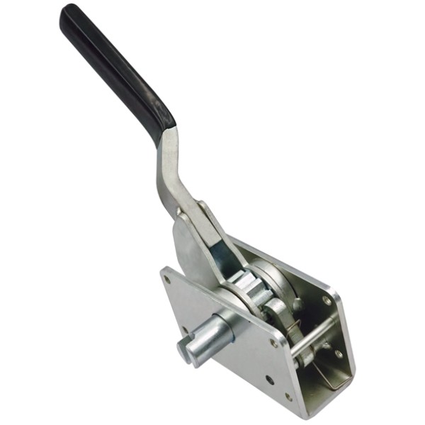 Curtain Tensioner, Left Hand - Bent Handle, Quick Release Auto Lock