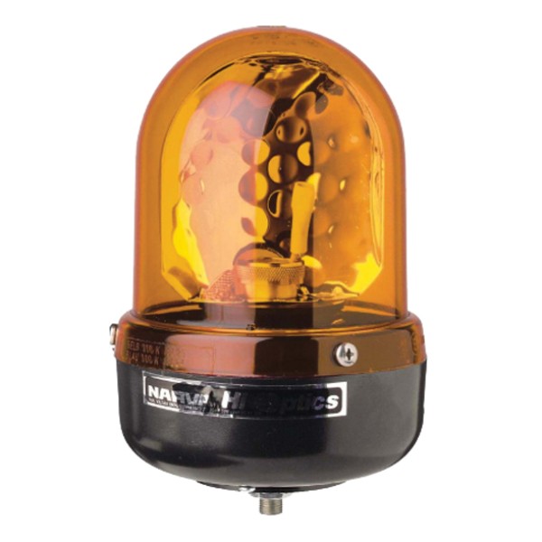 NARVA Halogen Hi Optics ‘Baby Flex’ Rotating Beacons - Amber