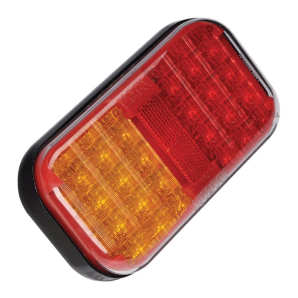 Narva Model 41 LED Rear Direction Lamps with Black Base & 0.5m Cable