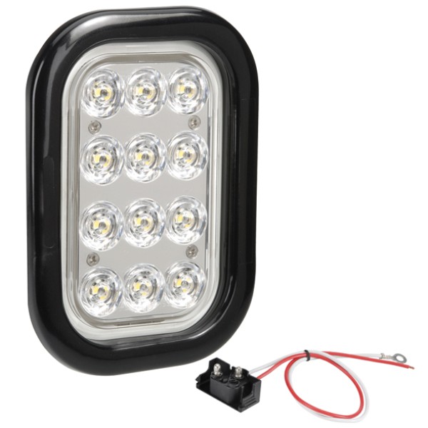 Narva Model 45 LED Rear Direction Lamps with Vinyl Grommet - 160 x 112mm