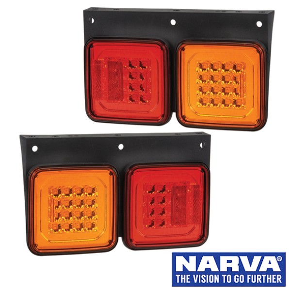 Narva Model 47 LED Rear Direction Lamps with In-built Retro Reflector ...