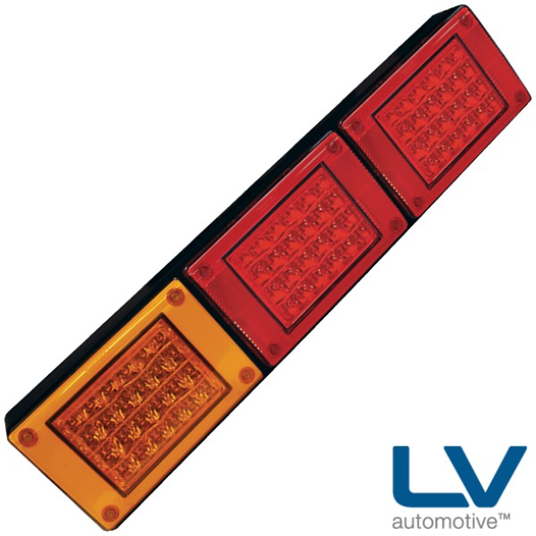 LV LED Stop / Tail / Indicator / Reverse Lamps, Multivolt with 1m Cable