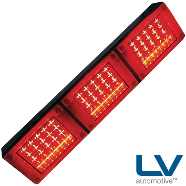 LV LED Stop / Tail / Indicator / Reverse Lamps, Multivolt with 1m Cable