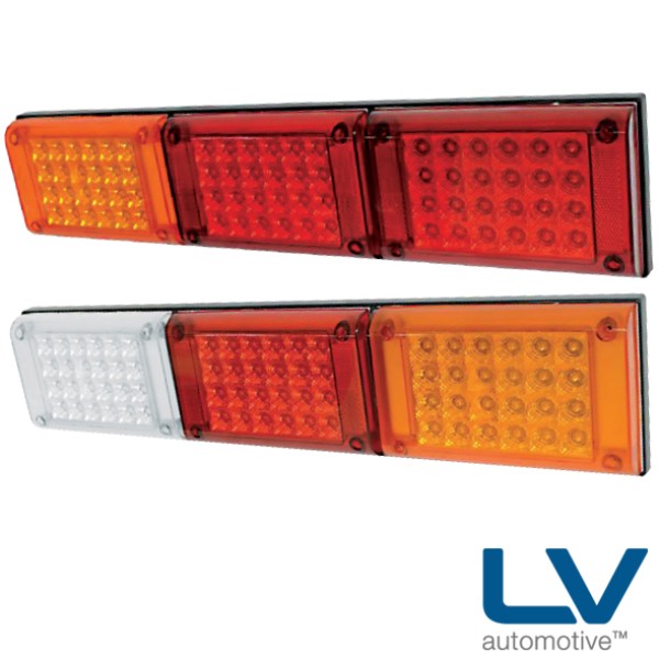 LED Jumbo Combination Lamps - Stop / Tail / Indicator, 10-30V DC