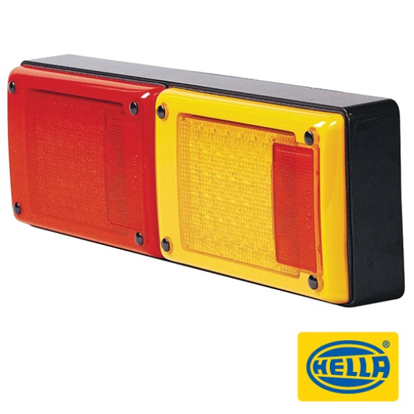 Hella Jumbo LED Stop/Tail/Indicator Lamp With Inbuilt Retro Reflector ...
