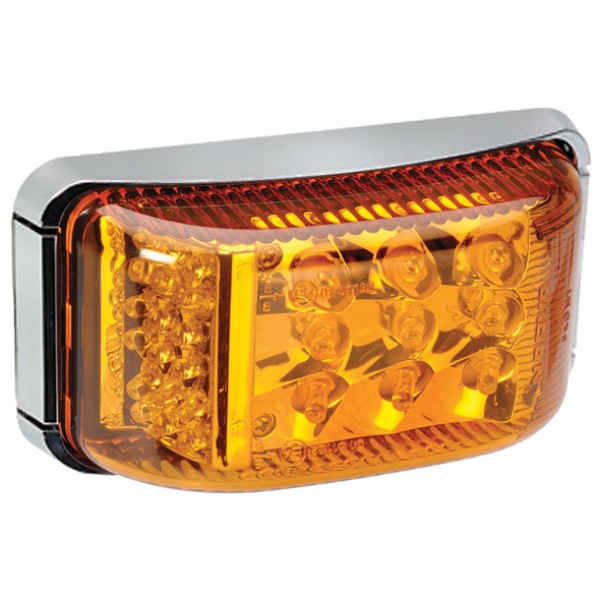 Narva Model 33 LED Side Direction Indicator (Cat 5 & 6) Lamp with 0.5m ...