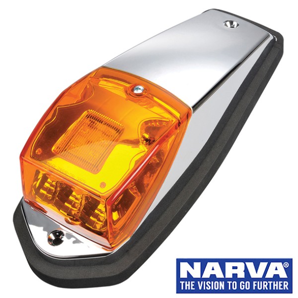 Narva Model 55 / LED External Cabin Lamp - Amber