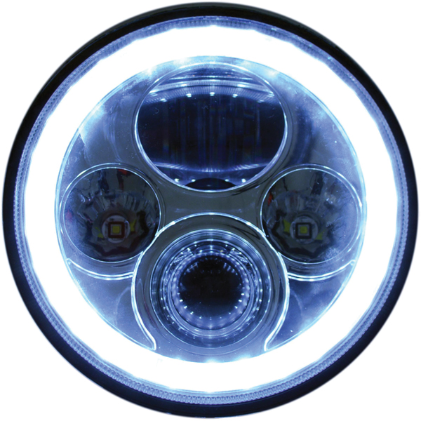 7” LED H4 Headlight Conversion Kit - Round Light