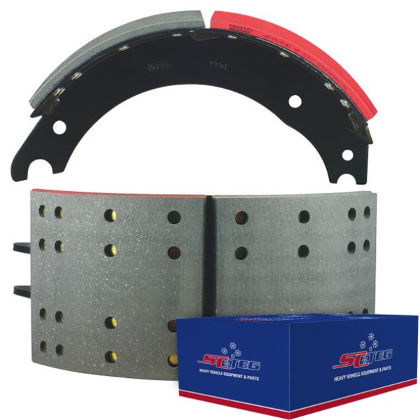 FRAS-LE AF557 Lined Brake Shoe - Q Brake - 16.5” x 7”