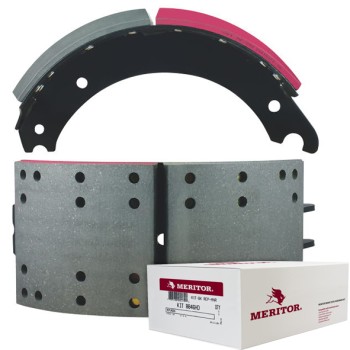 Meritor-Euclid MG2 Lined Brake Shoe - Q Plus - 16.5” x 7”. Comes with ...