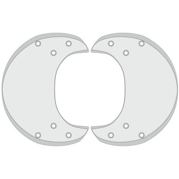 Turntable Lube Plate - George Fischer - 2 Piece