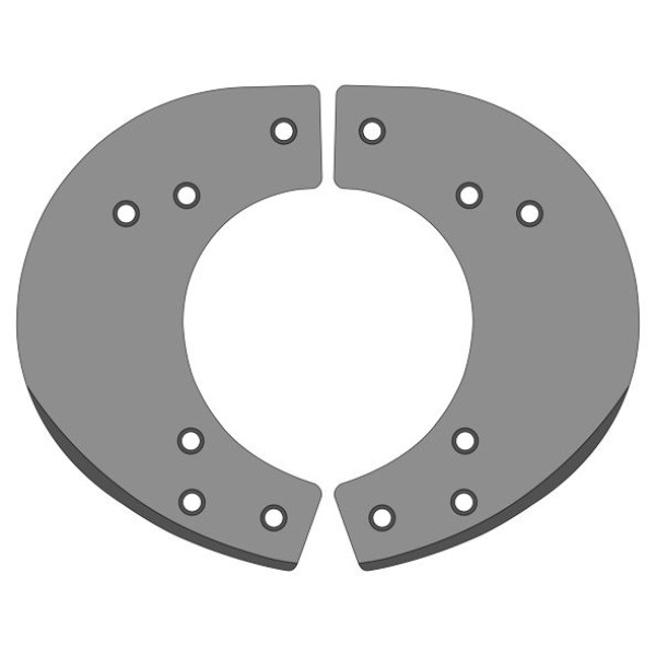 Turntable Lube Plate - Jost JSK 37 CZW - 2 Piece