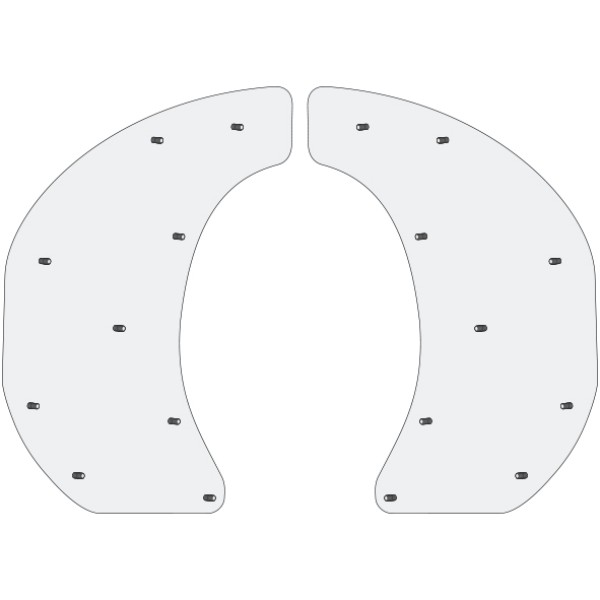 Turntable Lube Plate - Holland FW331 - 2 Piece