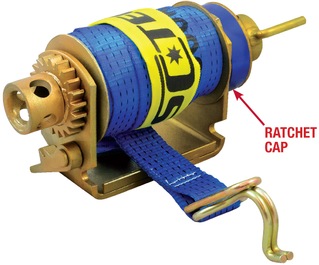 Slide On Double Boss Load Restraint Winch with 50mm x 9m strap