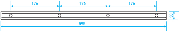 24" Mudflap Mounting Strap