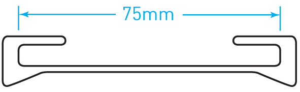 Tank Strap Rubber - 75mm