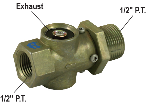 QR-L Quick Release Valve - 1/2" x 3/8"