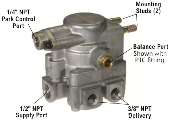 SR7 Spring Brake Modulating Valve