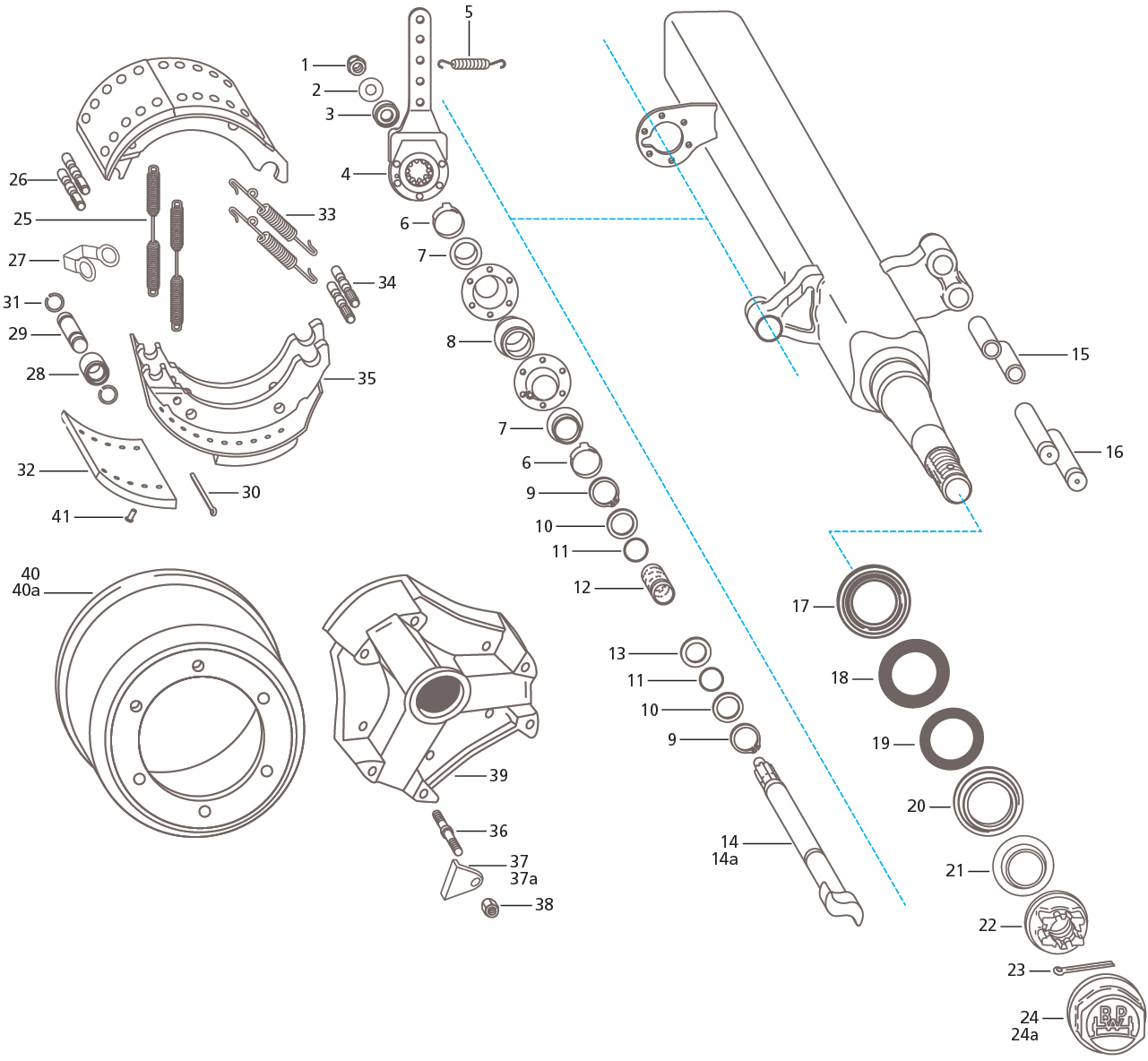 BPW - Old Gen 20” 4 0 x 180mm brakes