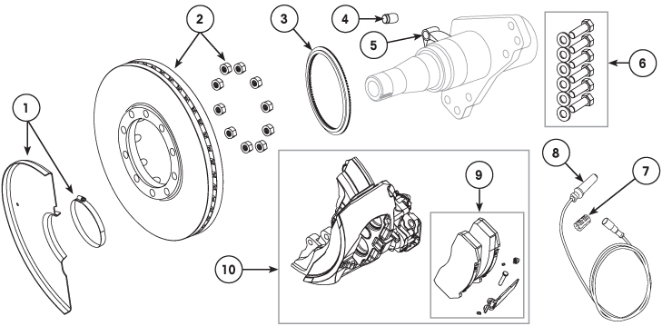 Hendrickson Knorr-Bremse HTD-430 System - 22.5 [SARN 29348 FB]
