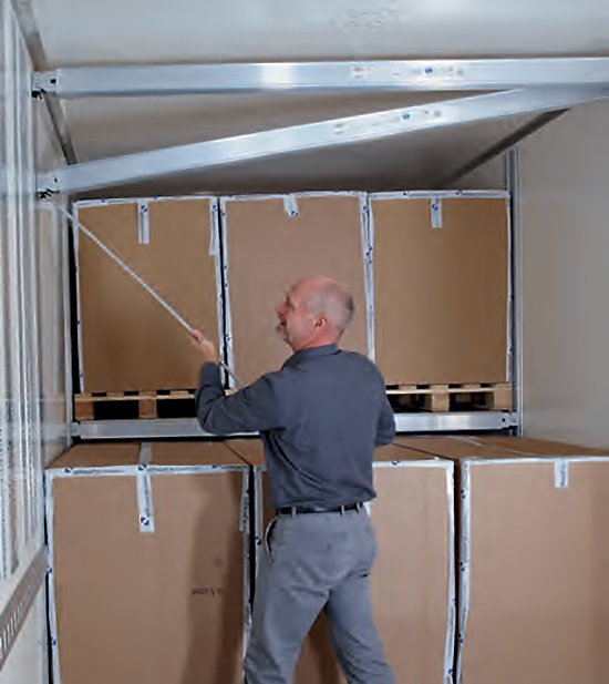 Decking Beam Release Rod