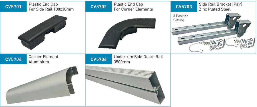 Sideguard Lateral Protection Kit - 3500mm