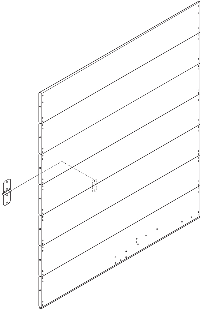 Todco Insulated Door Hinge - Centre