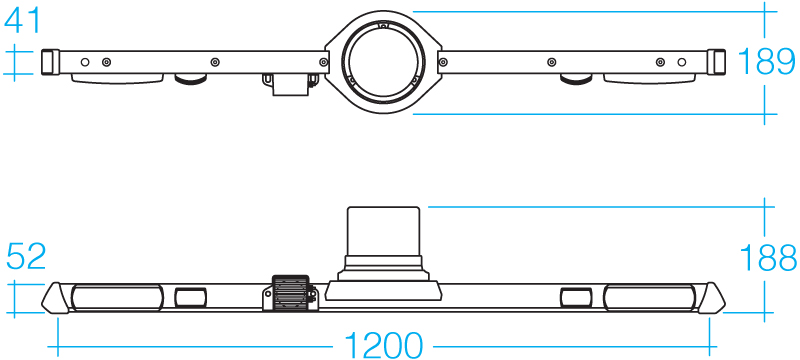 Narva LED Strobe Utility Bar - 1.2m