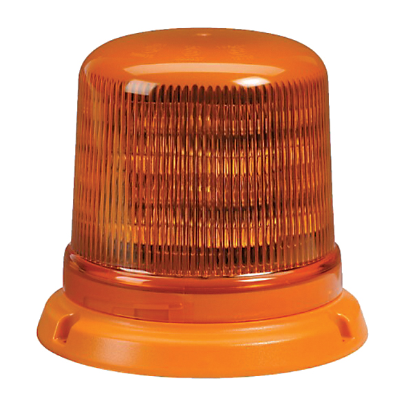 NARVA Eurotech LED Strobe/Rotating Light With Flange Base - Amber