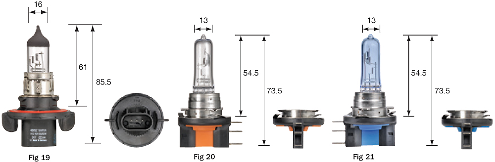 H13 / H15 Halogen Globes