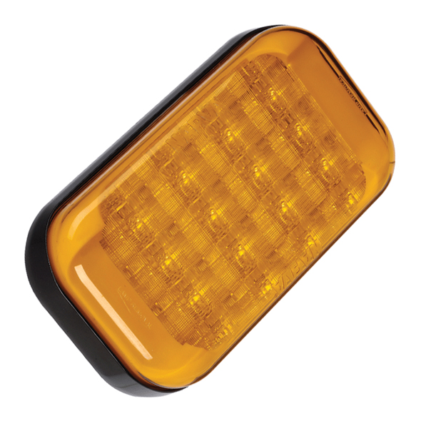 Narva Model 41 LED Rear Direction Lamps with Black Base & 0.5m Cable