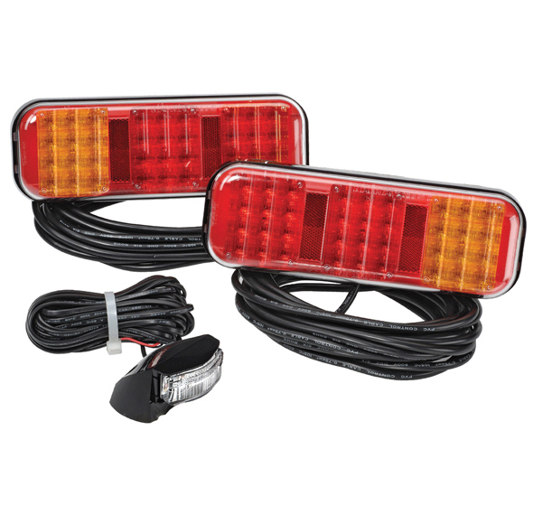 Narva Model 42 LED Rear Direction Lamps with In-Built Reflectors & Cable