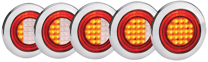 Narva Model 56 LED Sequential Rear Direction Lamps with 155mm Contoured ...