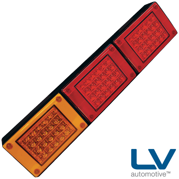 LV LED Stop / Tail / Indicator / Reverse Lamps, Multivolt with 1m Cable