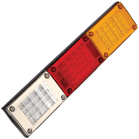 Narva Model 48 LED Rear Direction Lamps with In-Built Reflectors, Black ...