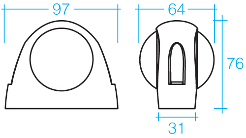 Narva Model 31 LED Marker & Indicator Lamps with Neoprene Body