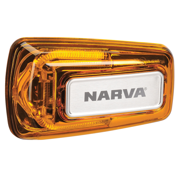 Narva Model 32 LED Side Direction Indicator (Cat 5 & 6) Lamp with 0.3m ...