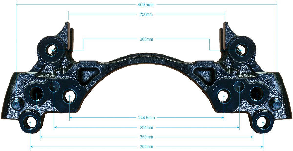 Caliper Carrier Saddle - Meritor ELSA 225