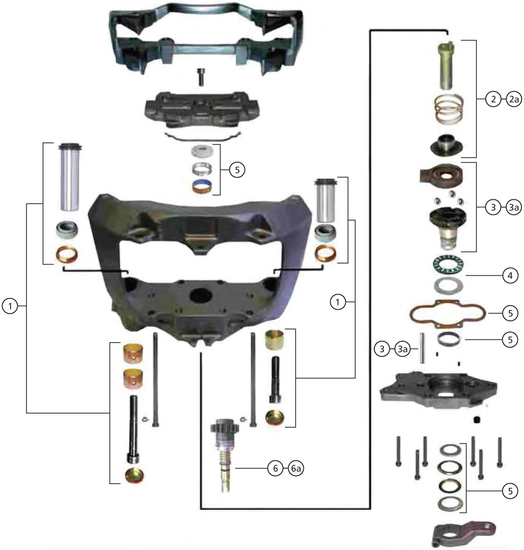 Meritor D-Lisa - Caliper Repair Kits