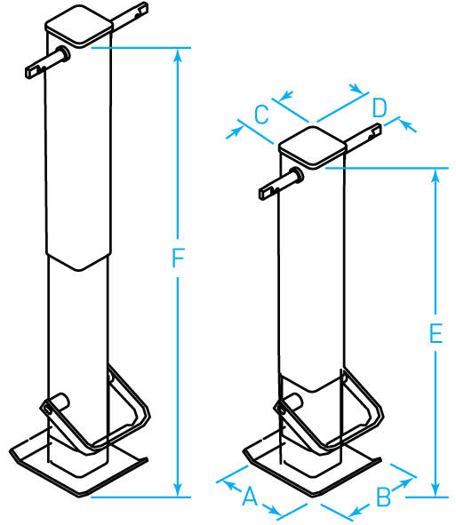 SAF Holland Drop Leg - 9080kg Load Capacity