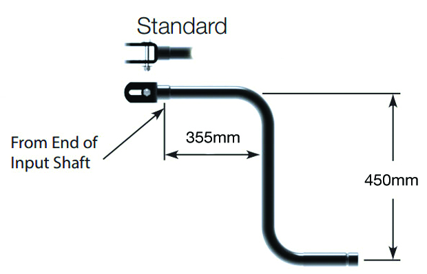 Standard Handle. Suit Jost A400 Landing Legs