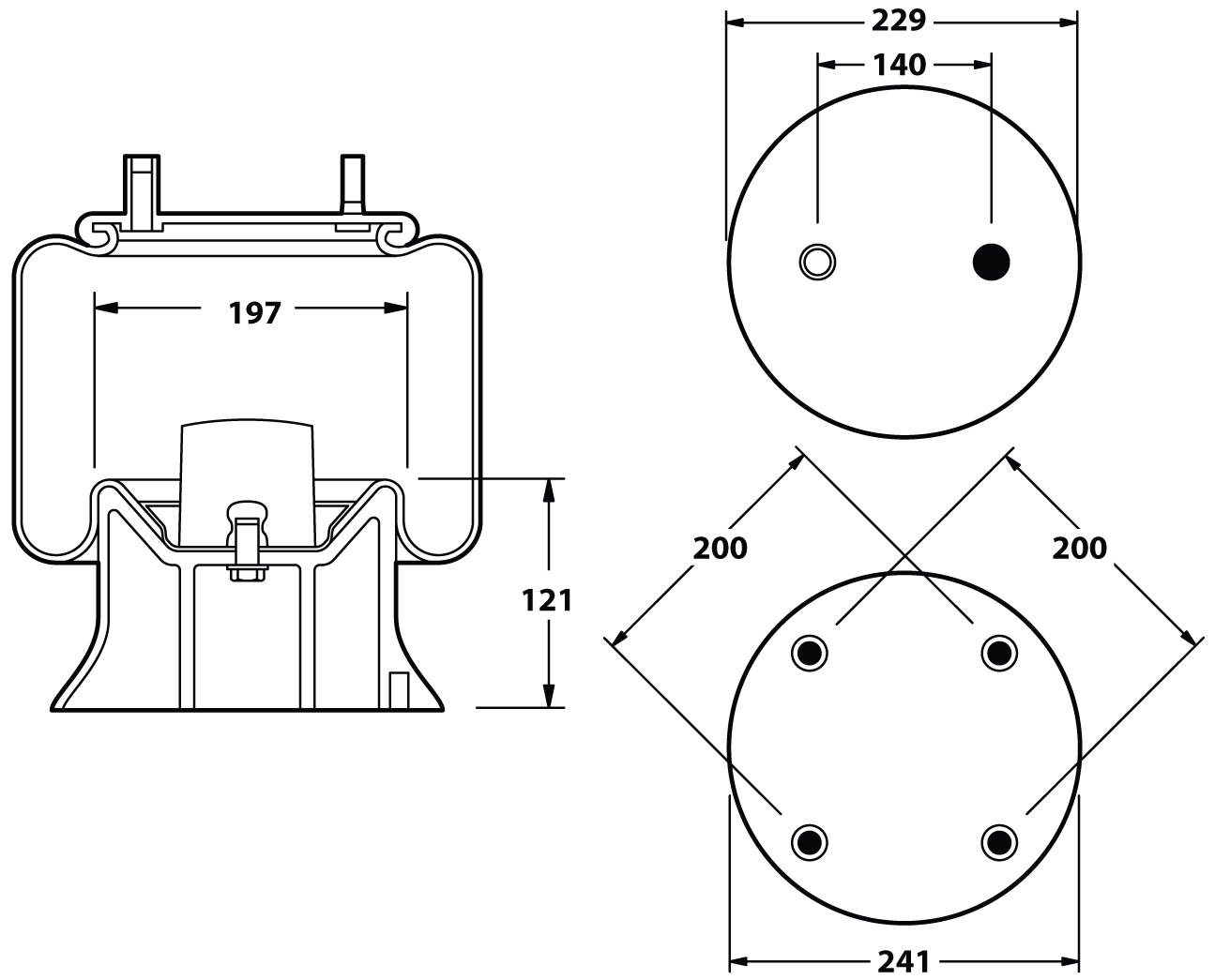 Air Spring Assembly - Neway, Reyco, Ridewel / Trailer