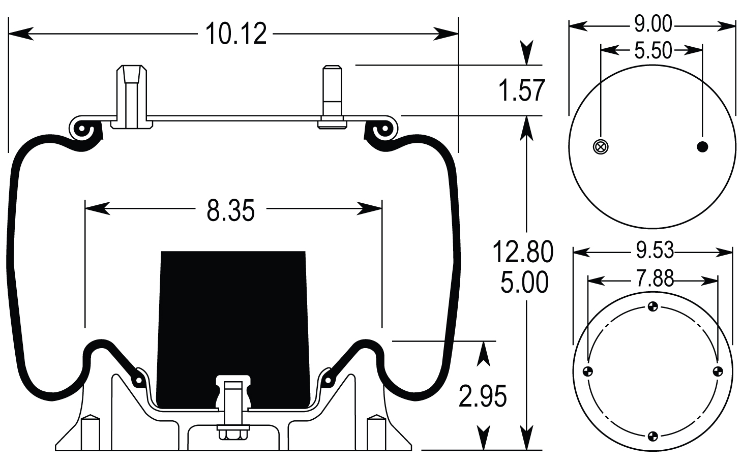 Air Spring Assembly - Hendrickson AR2